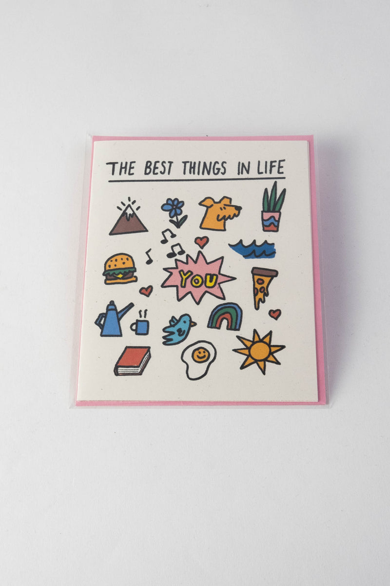 The Best Things In Life Card – Culture Flock